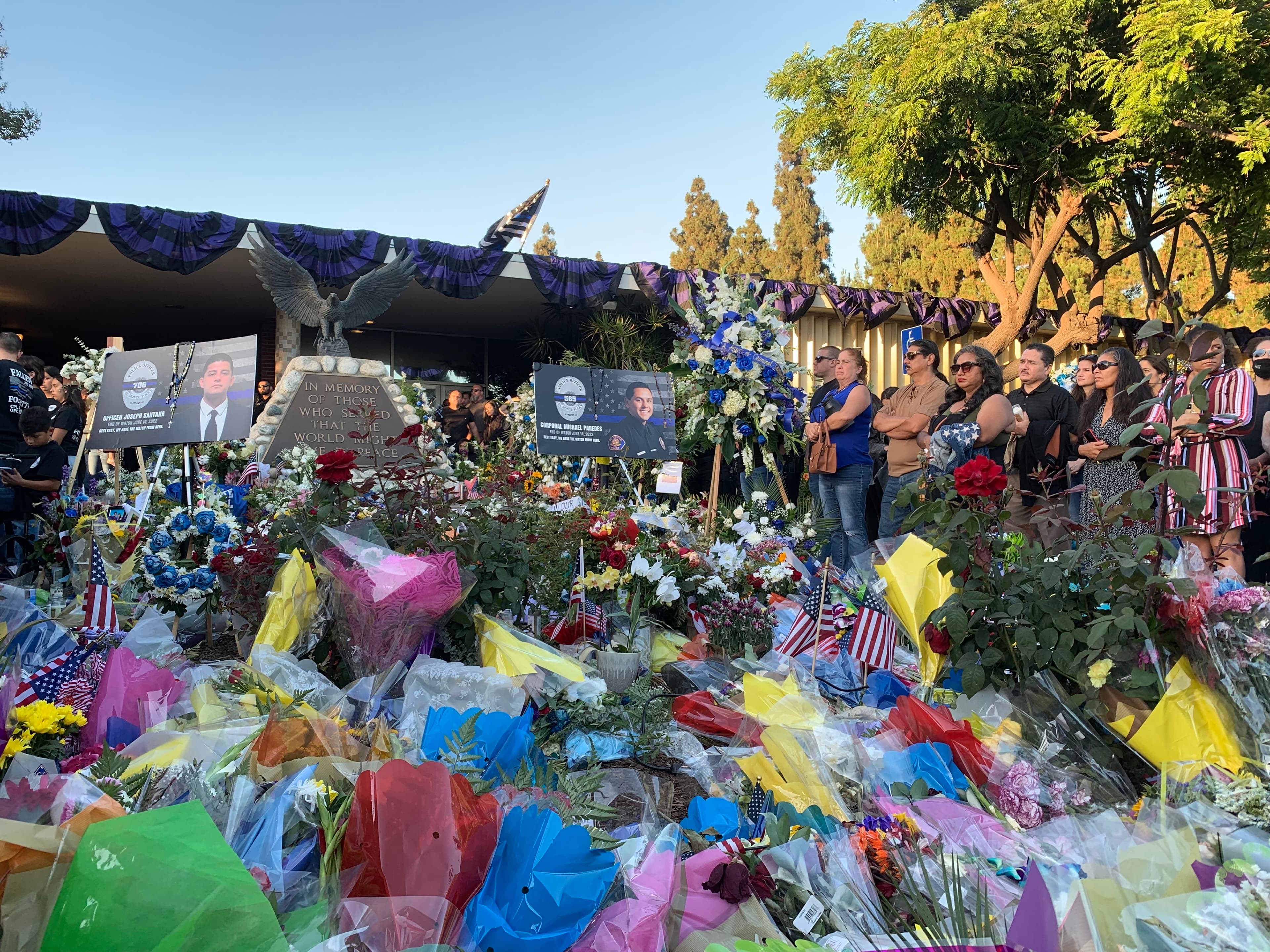 Over a Thousand Gather in Honor of Slain El Monte Officers | California ...